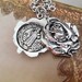 St Benedict Exorcism Locket With 23" Chains/ Silver Plated With Vintage ...