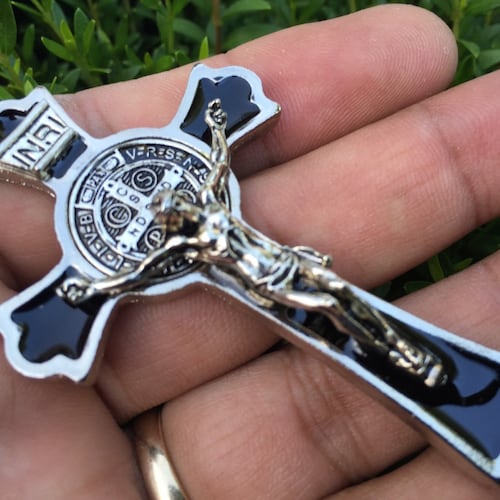 Cruz De San Benito Medalla St. Benedict Crucifix 8 Inch - Etsy