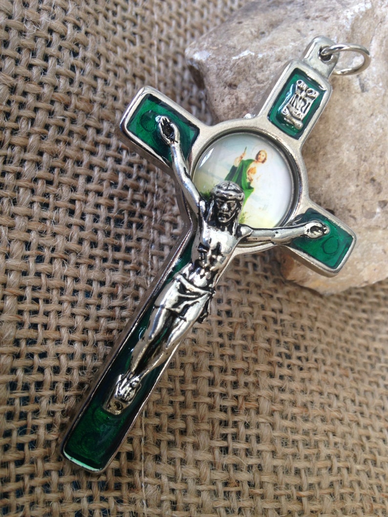St Jude Hand Made Crucifix / Cruz De San Judas Hecha a Mano - Etsy