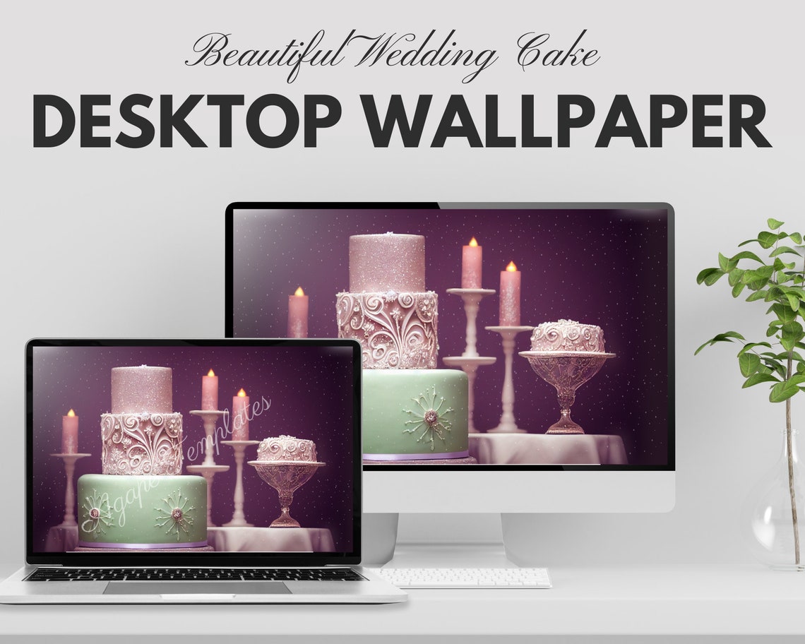 Desktop Wallpaper, Beautiful Wedding Cake, PC Wallpaper, Laptop ...