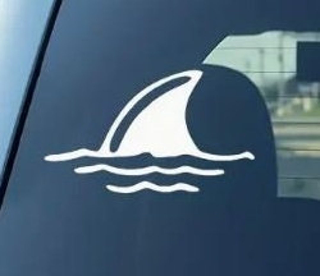 Fins up Sticker, Shark Fin Decal, Car Decal, Jimmy Buffett ...
