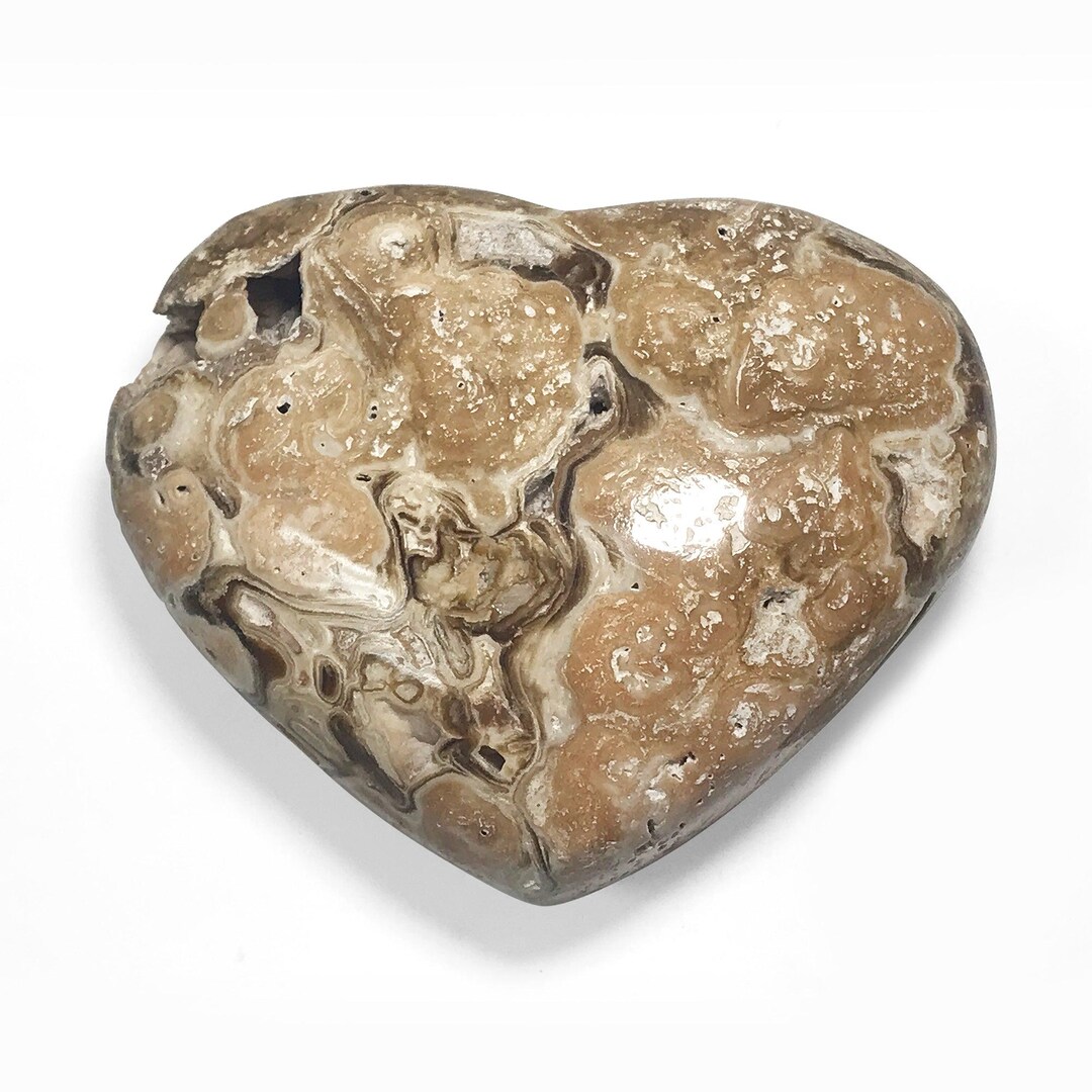 Natural Chocolate Calcite Heart Love Crystal Gemstone 10 Oz - Etsy