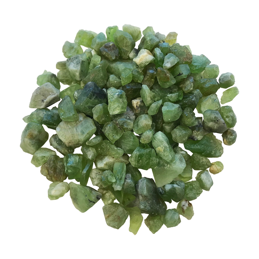 Natural Peridot Stone Rough Peridot Small Crystals Raw Peridot Gemstone ...