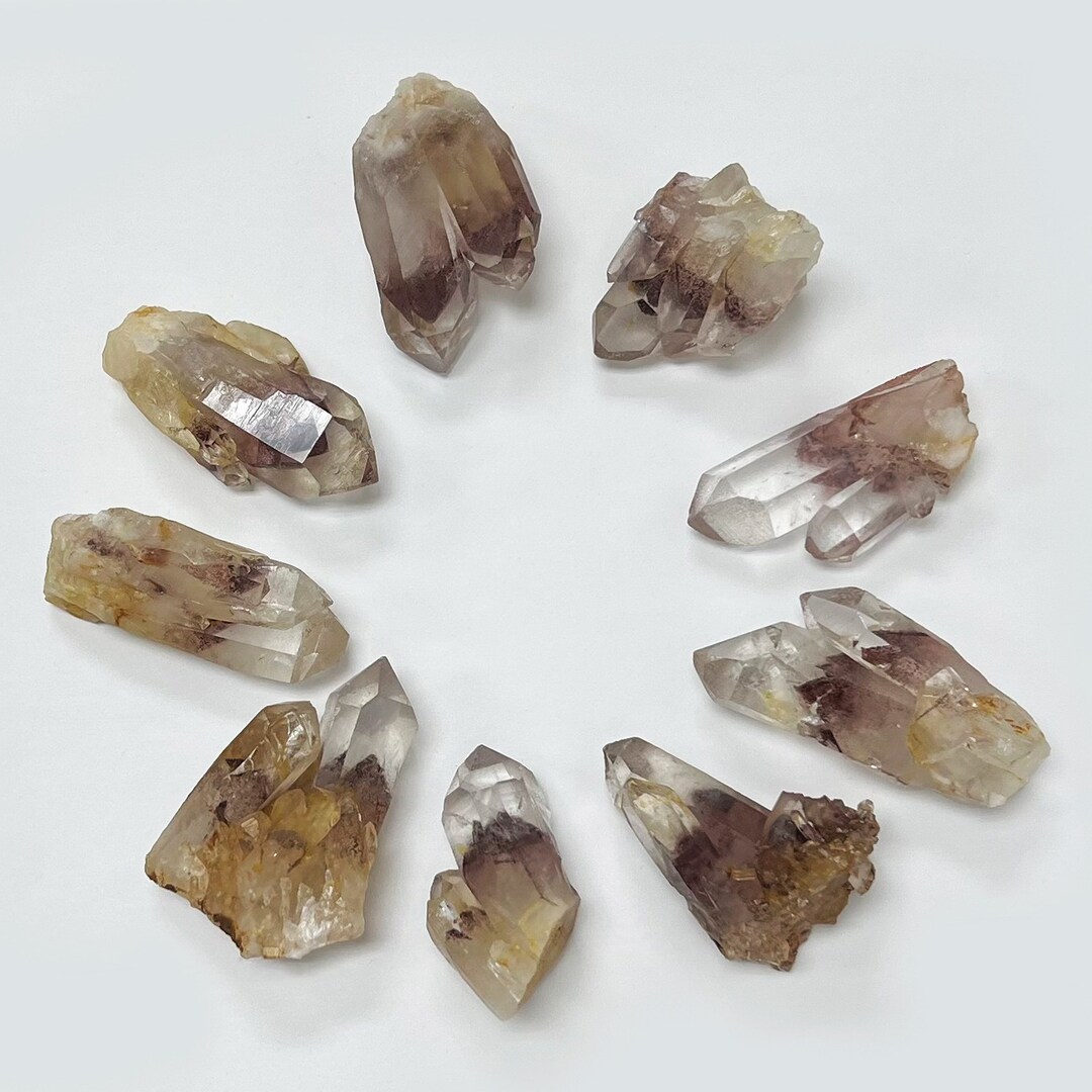 Natural Phantom Quartz Crystal Raw Phantom Quartz Crystal Phantom ...