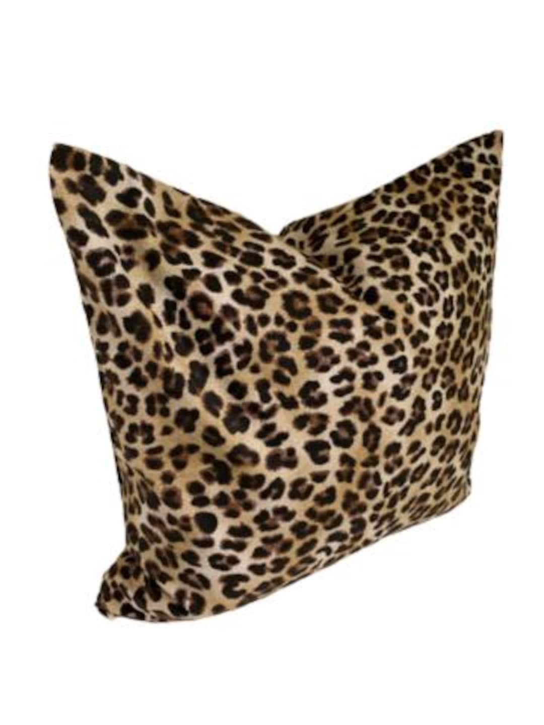 Pillow Cover Leopard Print CHOOSE SIZE, Animal Print - Etsy