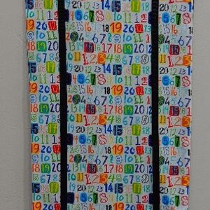 Classroom Door Window Curtain/colorful Numbers 1-20 on White Background ...