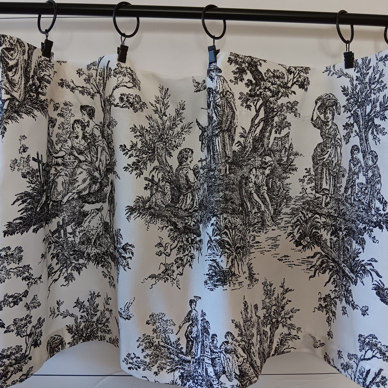 Toile Curtains - Etsy