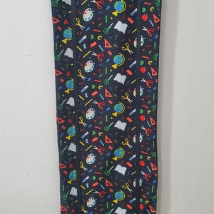 Classroom Door Window Curtain: School Theme, Roll-up Cotton Fabric - Etsy