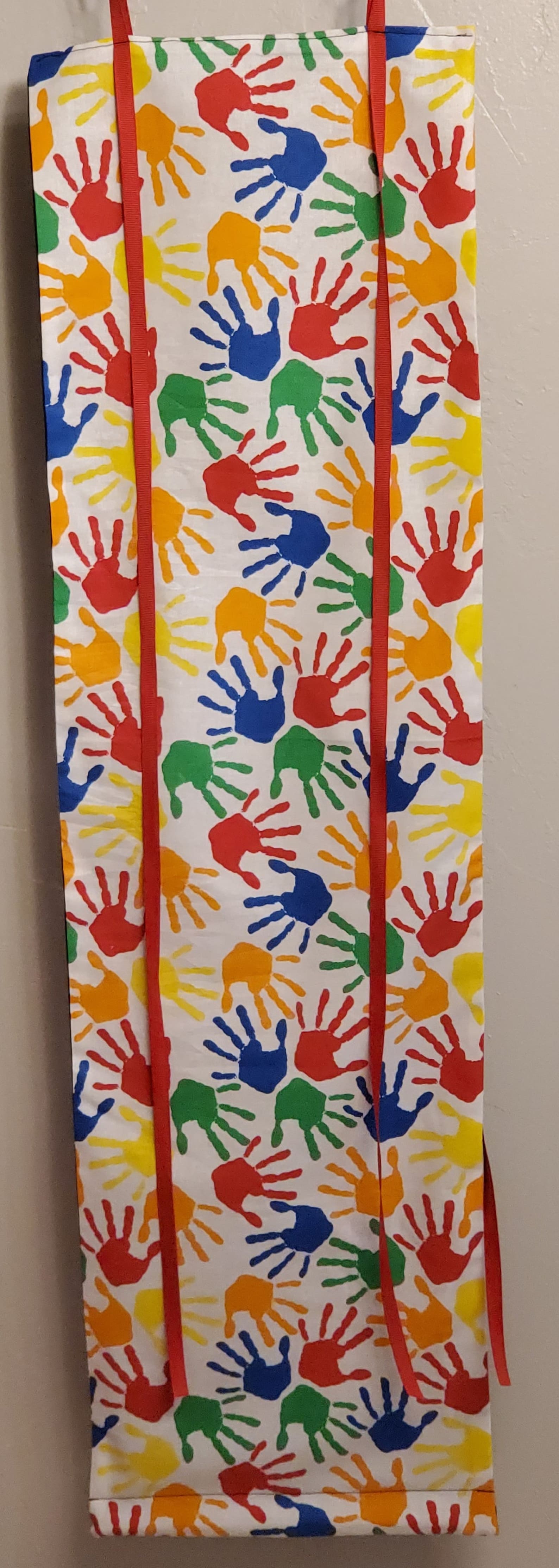 Classroom Door Window Curtain Roll up Kids Hand Prints - Etsy