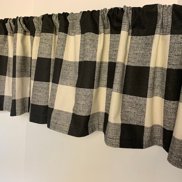 Buffalo Check Curtains - Etsy