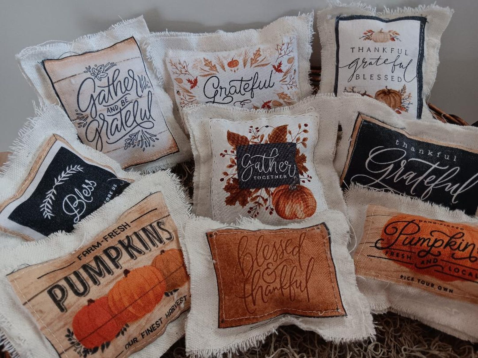 Fall Bowl Fillers/tray or Table Decor/cottage Rustic Primitive - Etsy