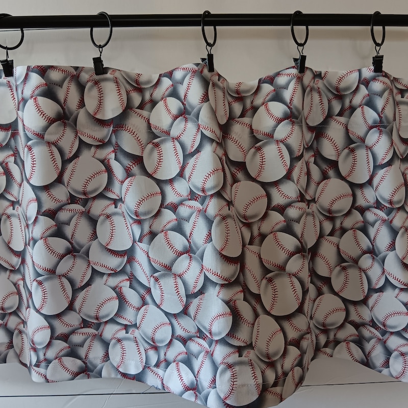 Baseball Curtains - Etsy