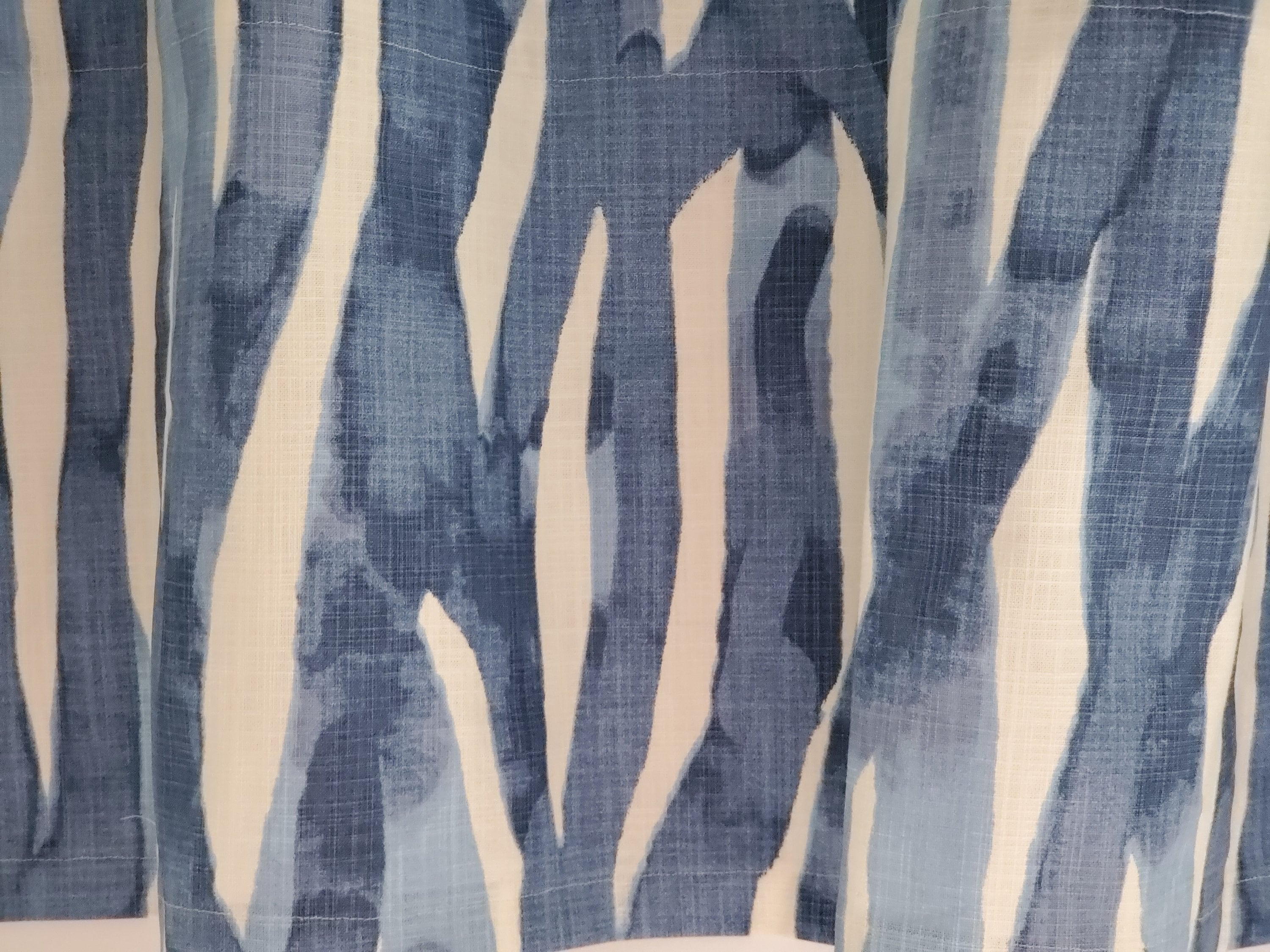 Valance Blue and White Abstract Angela Harris Design Custom | Etsy