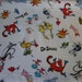 Valance Dr. Seuss Characters on White Background Window Treatment ...