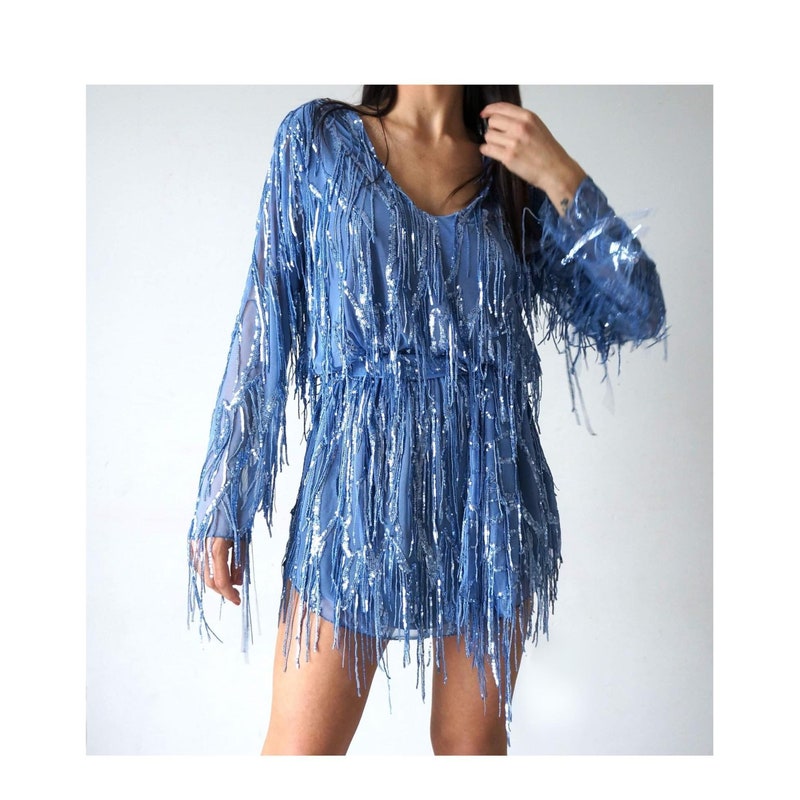 Sequin Mini Dress - Etsy