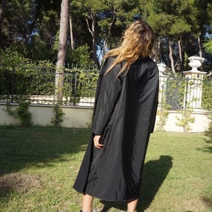 Reversible Woman's Coat, Wool Side or Waterproof Side, Black Winter ...