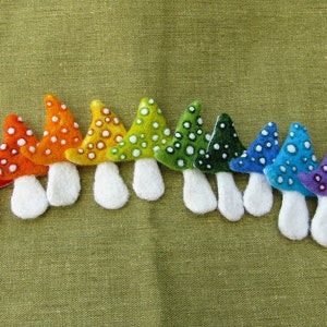 Fantasy Mushroom Brooches / Magic Fairy Toadstool / Woodland - Etsy UK