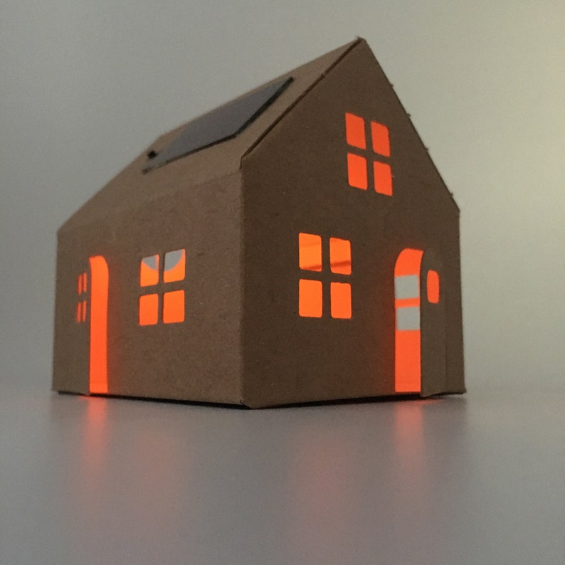Mini Solar Powered House Night Light - Casagami Original Kraft ...