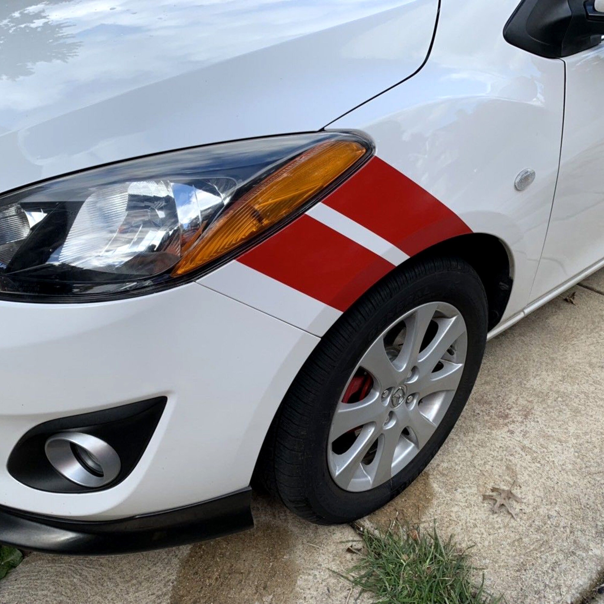 Universal Fit 4 Hash Mark Fender Stripes for Any Car or - Etsy