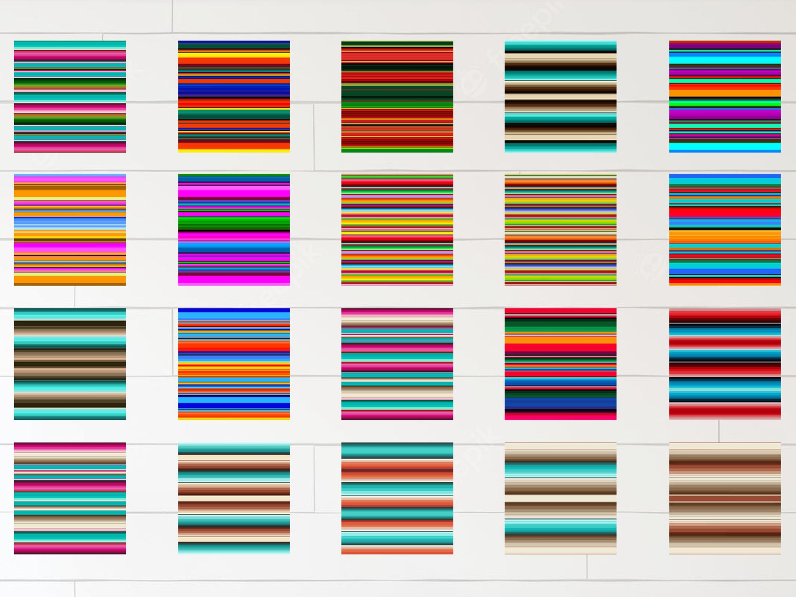 Mexican Serape Digital Paper Sublimation Background Seamless Stripes ...