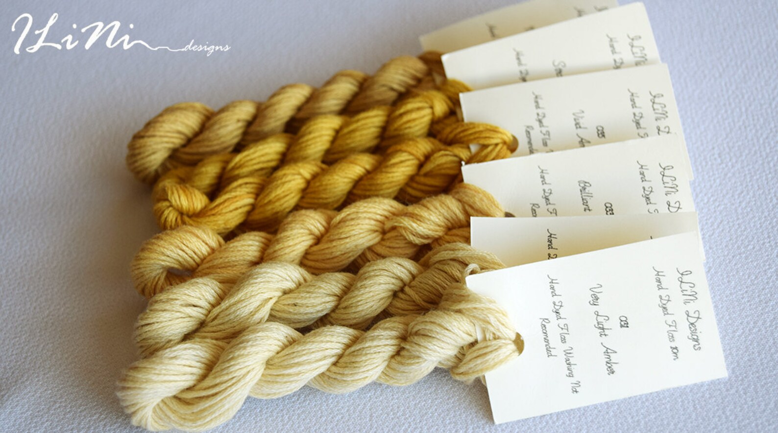Hand Dyed Cotton Thread / Floss 6 Strands Very Light Amber 031 for ...