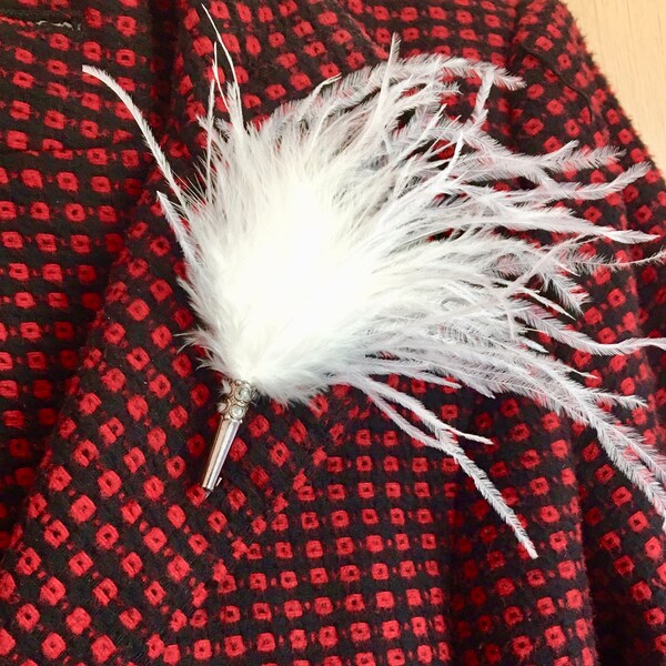 Feather Lapel Pin - Etsy