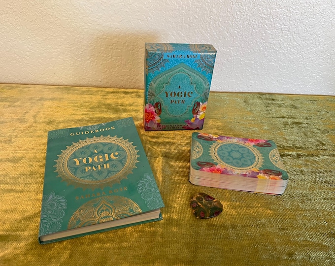 A Yogic Path Oracle Authentic 53 Card Deck + Guide Book & Card Box ...