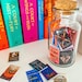 Personalized Mini Book Jar Handmade Mini Book Gift for Book Lover Year ...