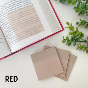 Color Transparent Sticky Notes for Annotation Tabs or Book Annotating ...