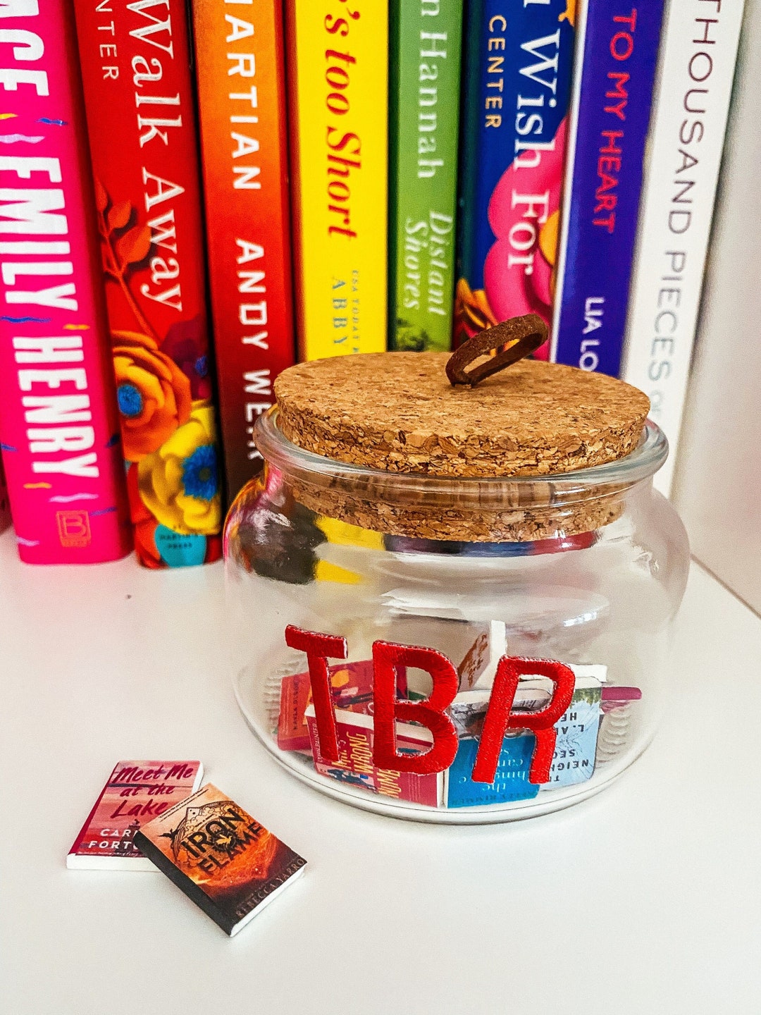 TBR Jar: Book Lover Gift, Reading List Glass Container - Etsy