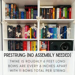 Paper Book Page Bow Garland of Recycled Book Bowties Book Themed Home ...