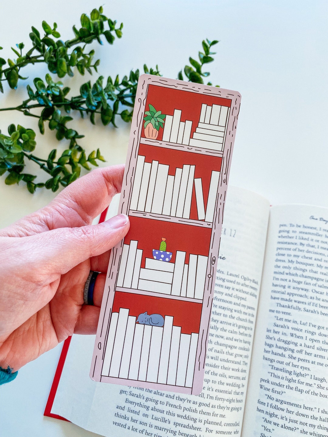 Custom Fill-in Bookshelf Bookmark Color Reading Page Marker for Book ...