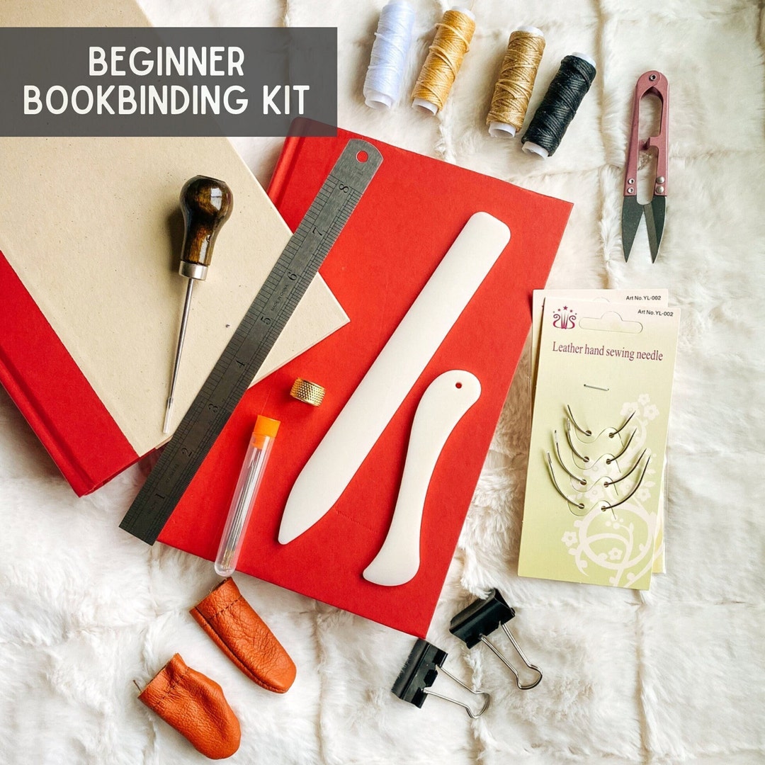 Beginner Bookbinding Kit Essential Book Binding Tool Set Including Bone ...