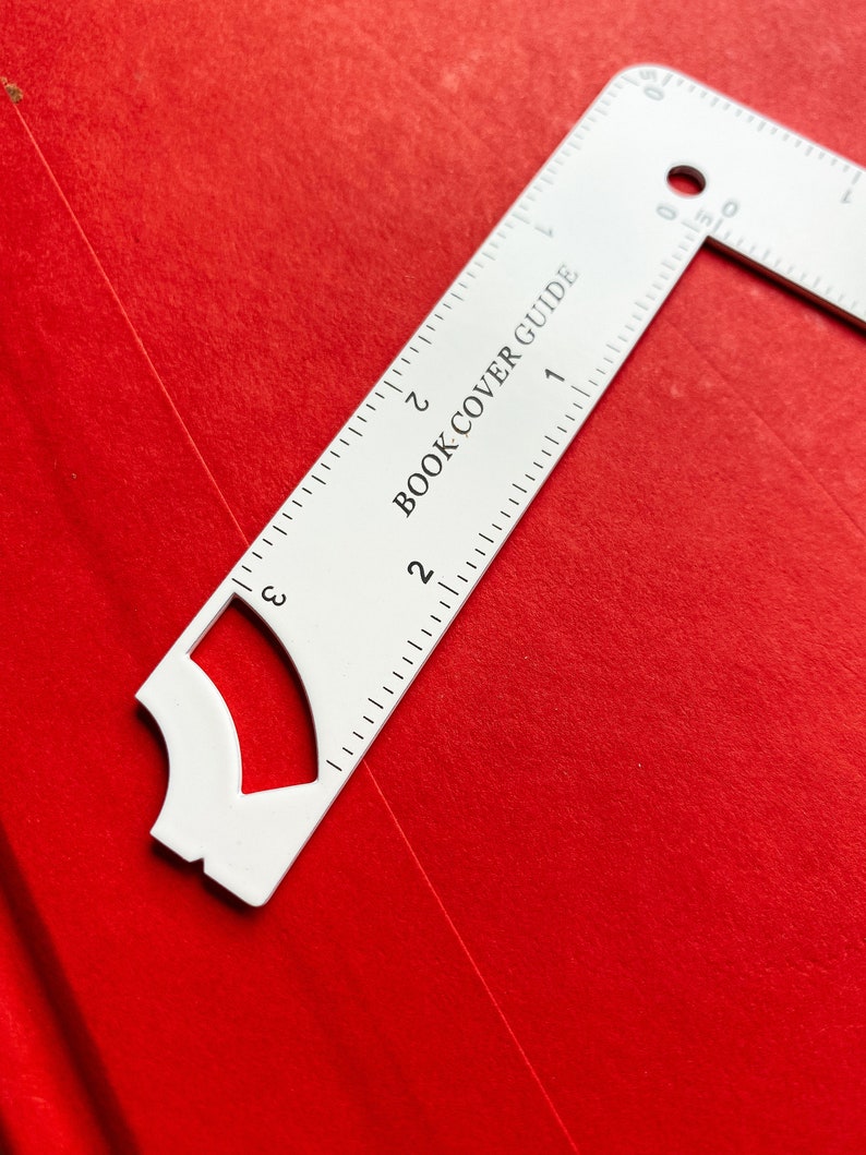 5-in-1 Bookbinding Ruler Guide: Stainless Steel DIY Craft Tool - Etsy