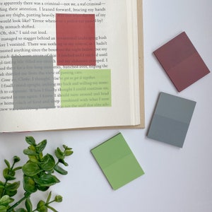 Vintage Transparent Sticky Notes for Annotating Books, Taking Notes ...