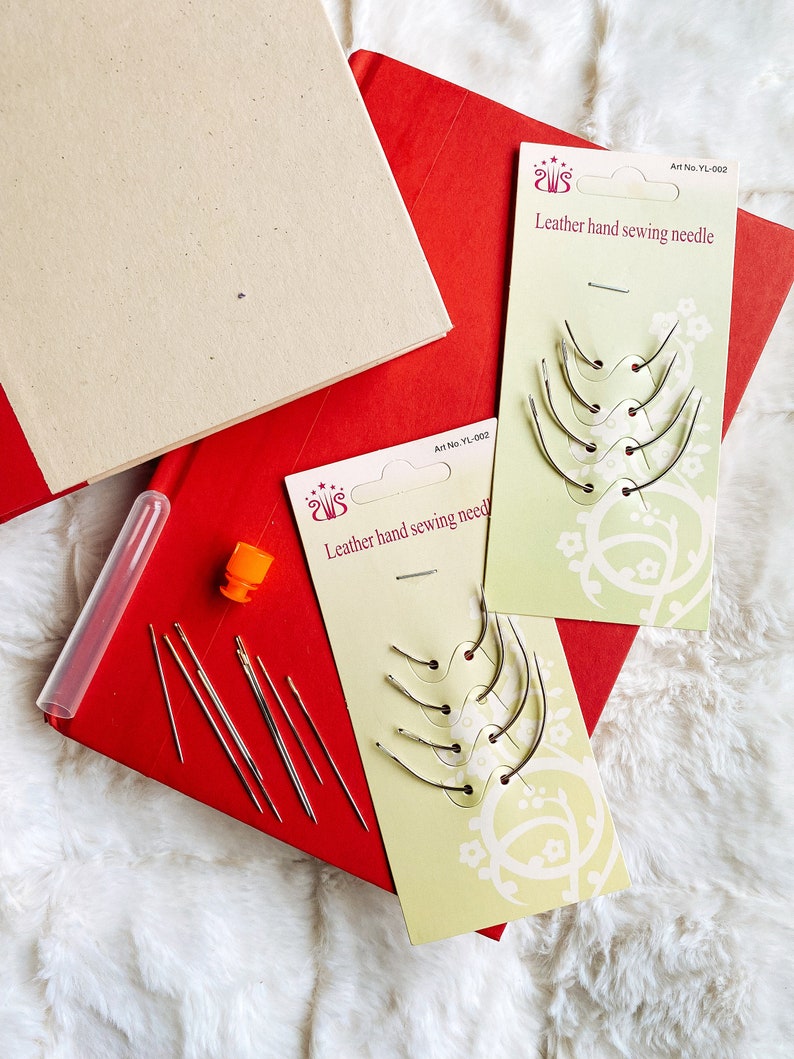 Beginner Bookbinding Kit Essential Book Binding Tool Set Including Bone ...