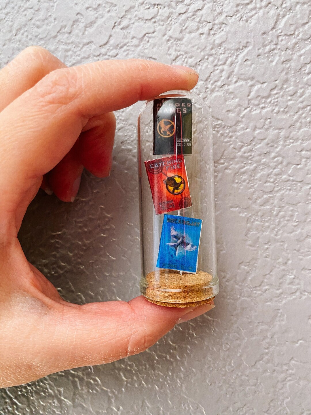 Handmade Mini Book Glass Dome Cloche Unique Gift for English Teacher ...