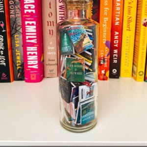 Glass Jar Bookshelf Displays for Mini Books & Albums - Etsy