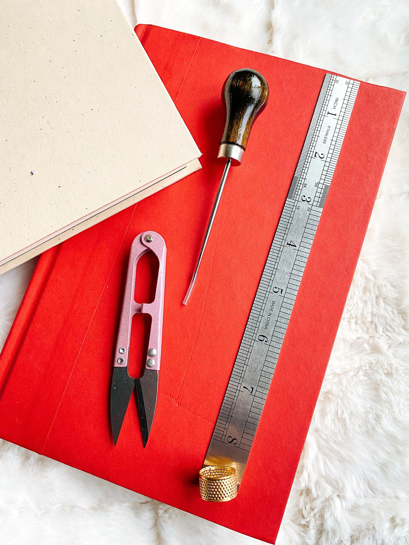 Beginner Bookbinding Kit Essential Book Binding Tool Set Including Bone ...