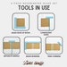 Complete Bookbinding Ruler Guide Set Including L Ruler, T Ruler, Square ...
