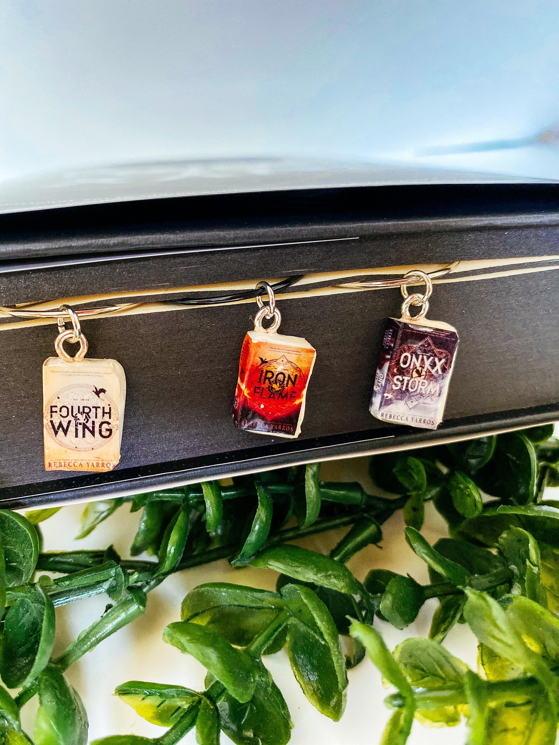 Custom Mini Book Charm Paperclip Bookmark With Personalized Initial for ...