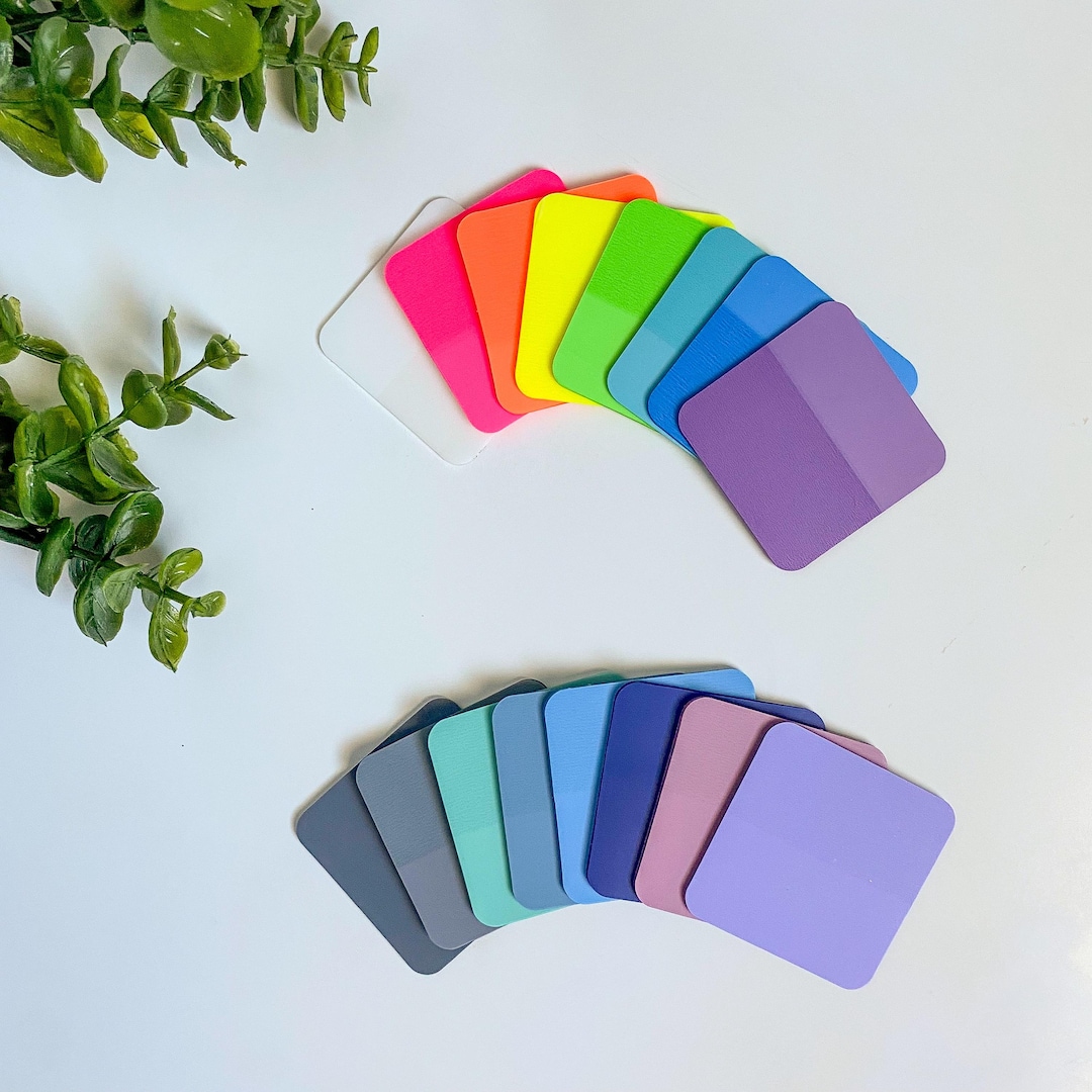 Full Set Colorful Sticky Notes for Annotating Books and Taking Notes ...