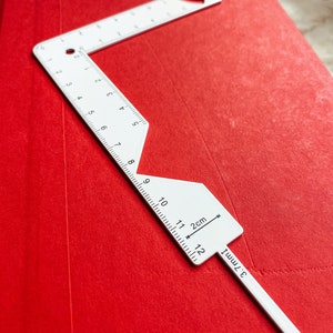 5-in-1 Bookbinding Ruler Guide: Stainless Steel DIY Craft Tool - Etsy