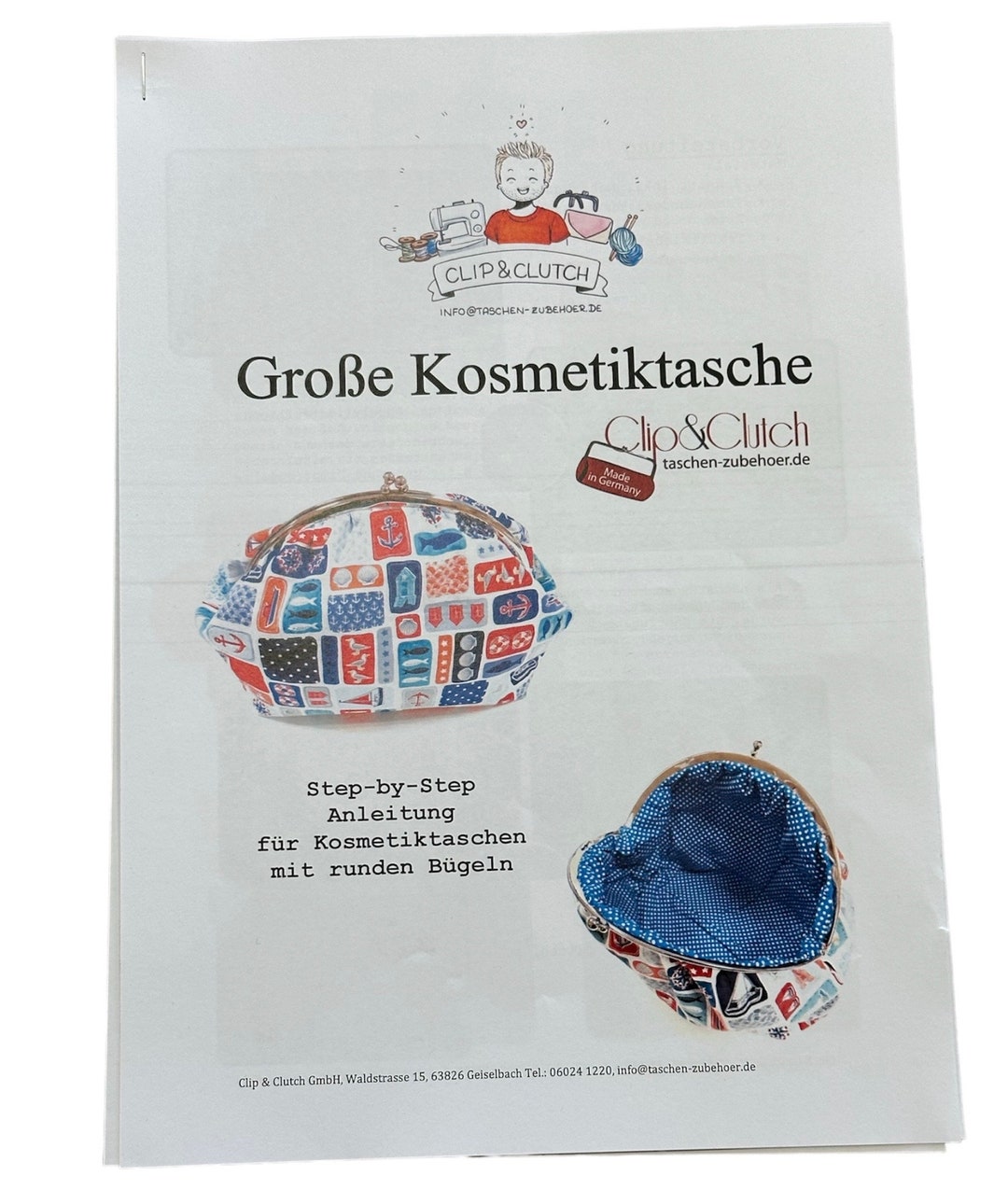 Sewing Pattern & Instructions Round Bag Bag Hanger - Etsy