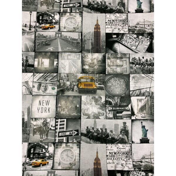 New York City Fabric by the Yard - Etsy