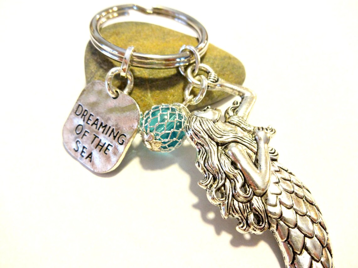 Mermaid Gifts Mermaid Keychain Mermaid Gift Ocean Keychain | Etsy