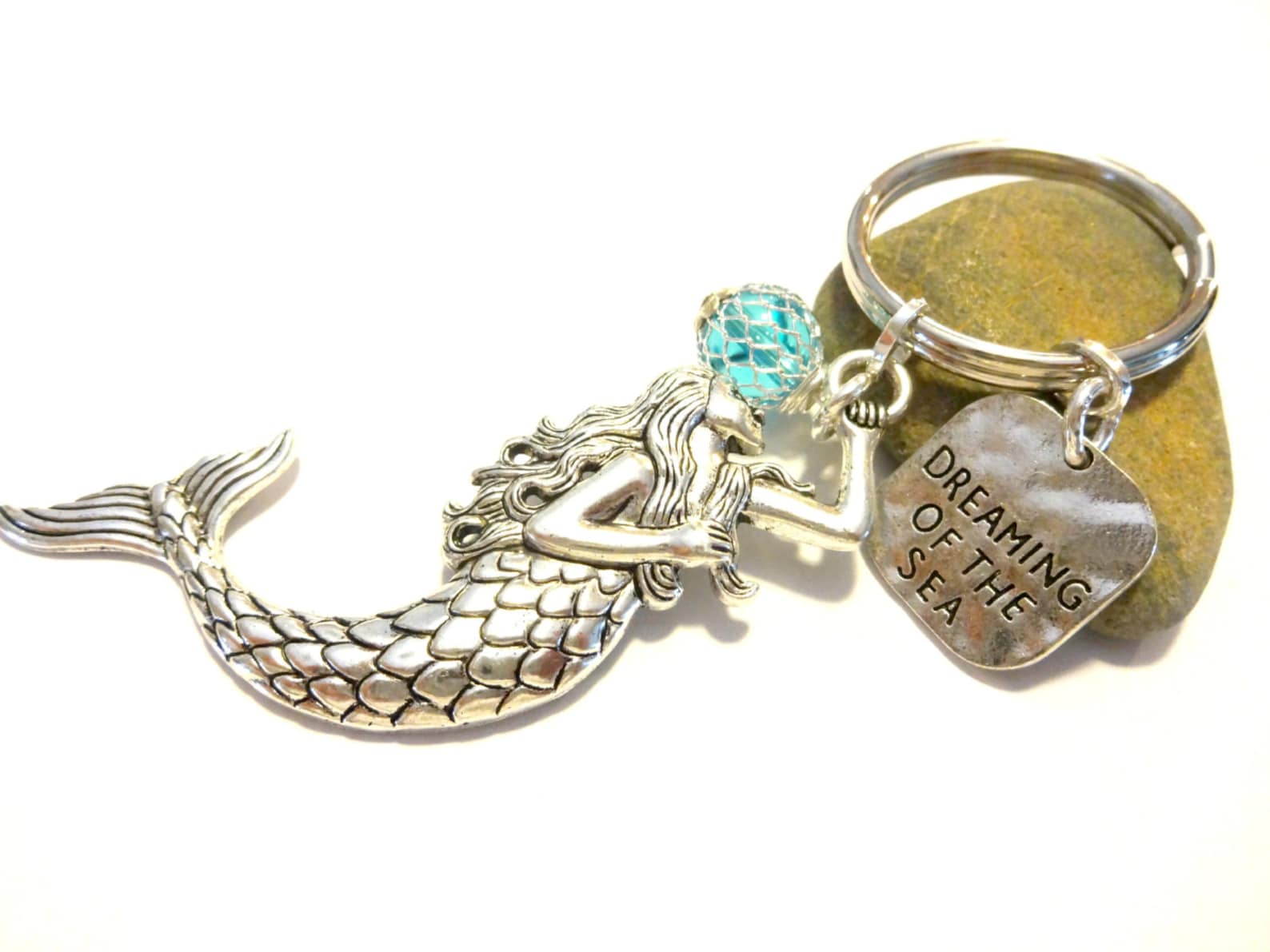 Mermaid Gifts Mermaid Keychain Mermaid Gift Ocean Keychain | Etsy