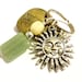 Cool Celestial Keychain, Sun Key Chain, Aventurine Gemstone Keychain ...