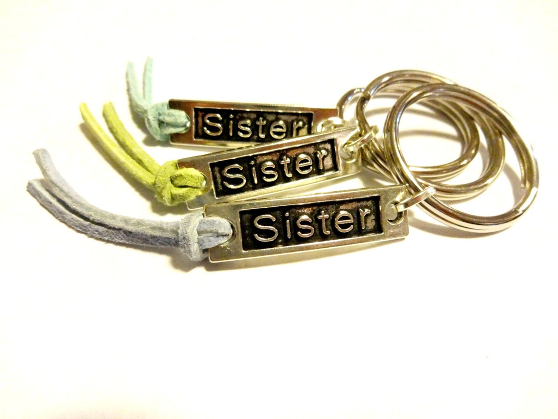 Sister Gift Sister Keychain Colorful Keychain Gift for - Etsy