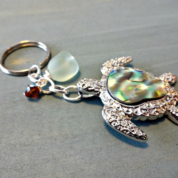 Sea Shell Keychain - Etsy